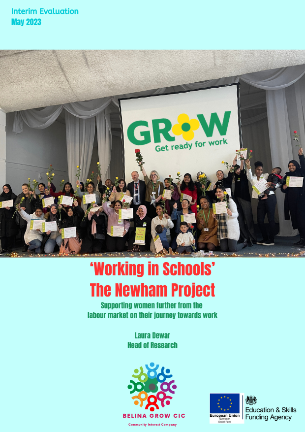 Working in schools – Newham project – Belina GRoW CIC