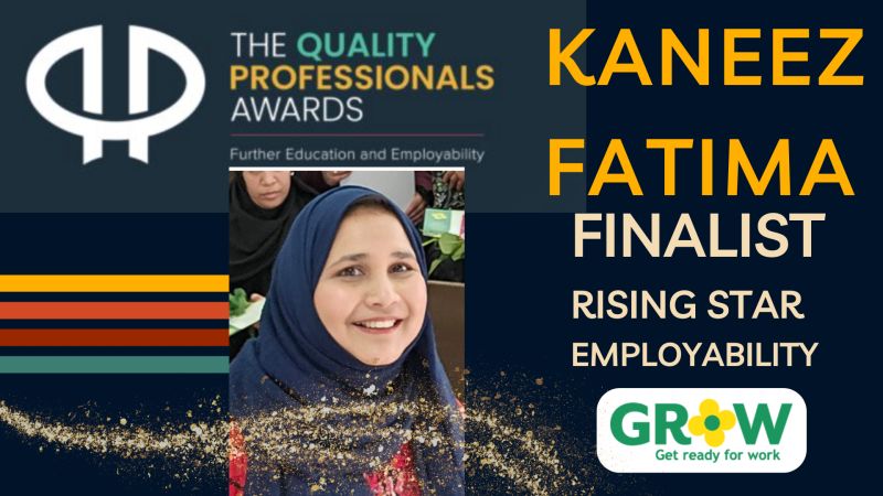 Congratulations to Kaneez Fatima MIEP – Our Rising Star – Belina GRoW CIC